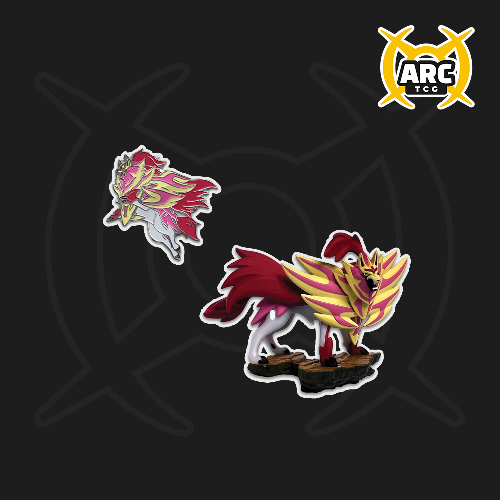 Shiny Zamazenta Figure and Pin Set - Pokémon TCG: Figures and Pins ...