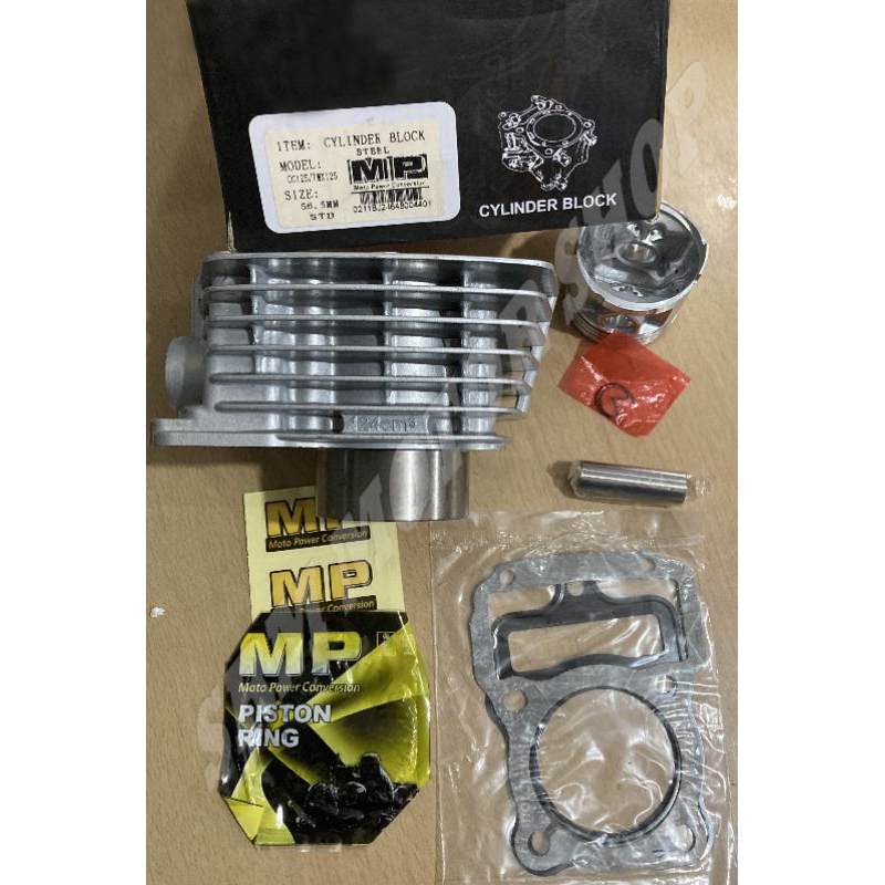 CG125 / TMX125 /RUSI TC125/EURO 125 CYLINDER BLOCK SIZE 56.5mm/STD MP ...