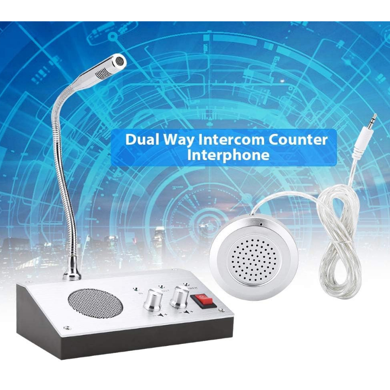 Window Intercom Dual Way Anti-Intercom System Anti-Interference ...