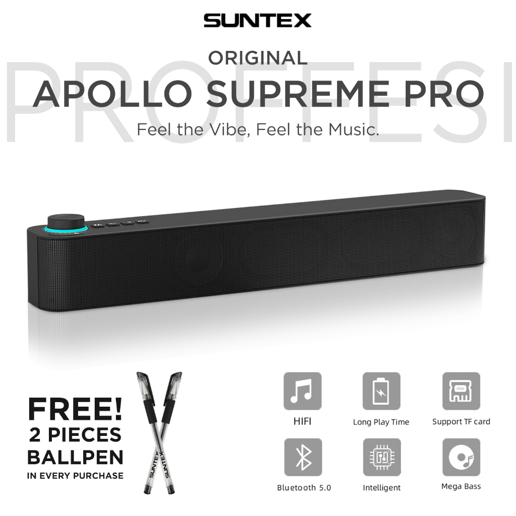 Suntex Original Apollo Supreme Pro Portable Bluetooth Speakers Hi-Fi ...