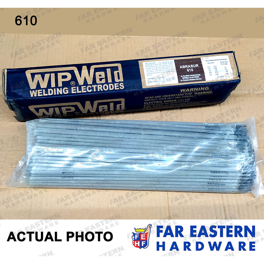 WIPWELD Abrasur Welding Rod Electrode 610 | 610LH 1/8" 3.2mm 5 Kilos ...