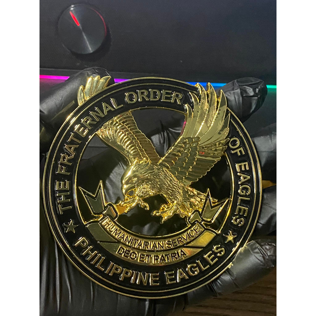 4 Inches Cut out with 3M Adhesive Glue - TFOE Eagles Solid Car Emblem ...