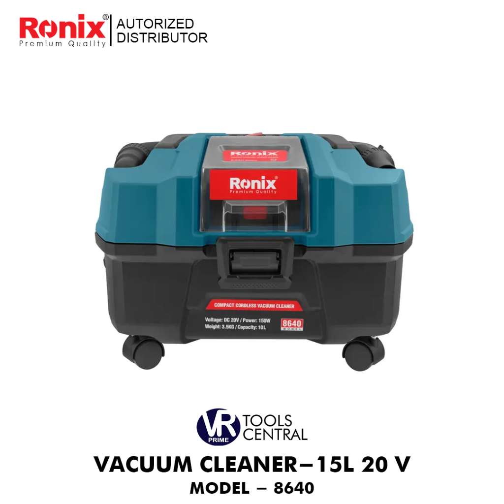 Ronix ® by VR Prime - Vacuum Cleaner-15L 20 V - (Model 8640) | Shopee ...