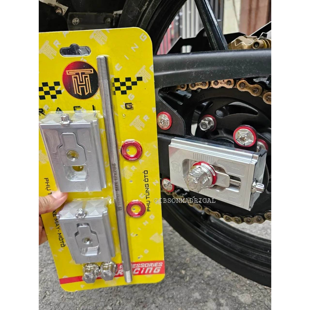 Sniper MX135 CNC Chain adjuster with 304 stainless Axle | Shopee ...