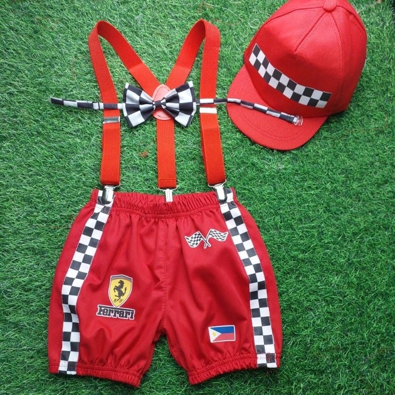 CAR RACING BIRTHDAY/PHOTOSHOOT/SMASHCAKE COSTUME FOR 1 2 3 YEAR OLD ...