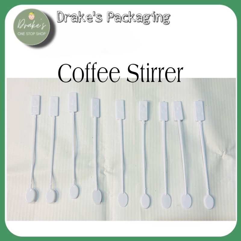 White Stirrer For Coffee approx 90 Pieces Per Pack by Drakes Food ...