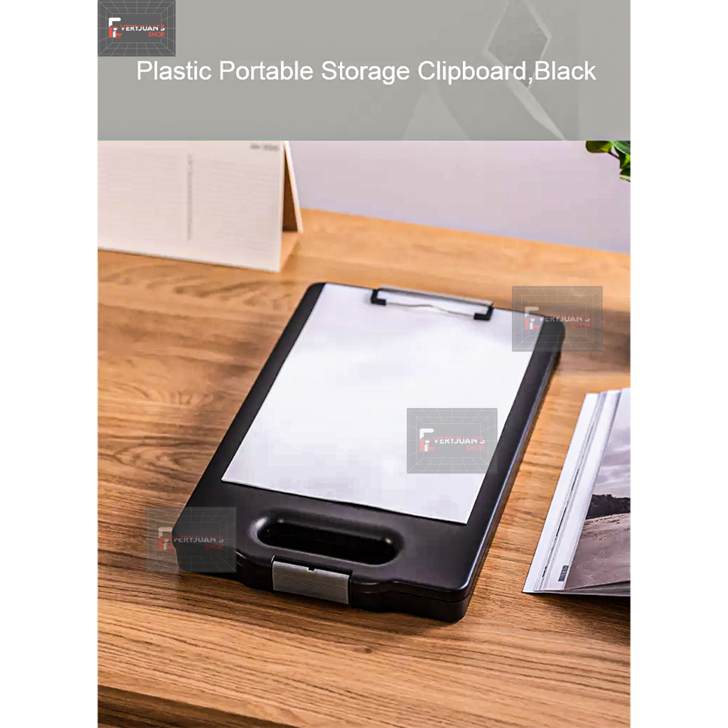 Heavy Duty Clipboard w/ Storage & Handle, Nursing Foldable Clipboard ...