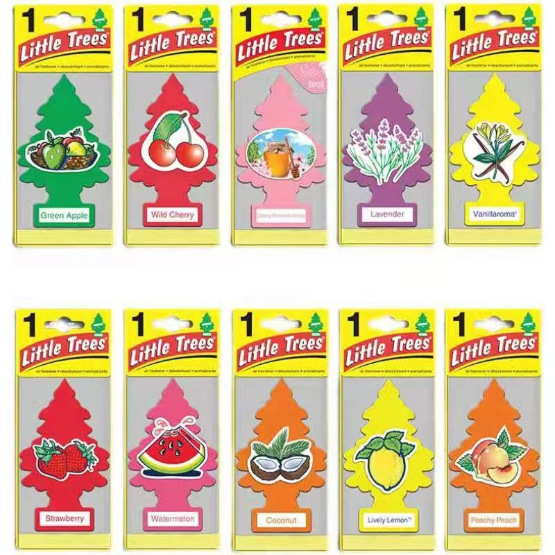 1pcs Trend car fragrance Little Trees Car Fragrance Tablets Air ...