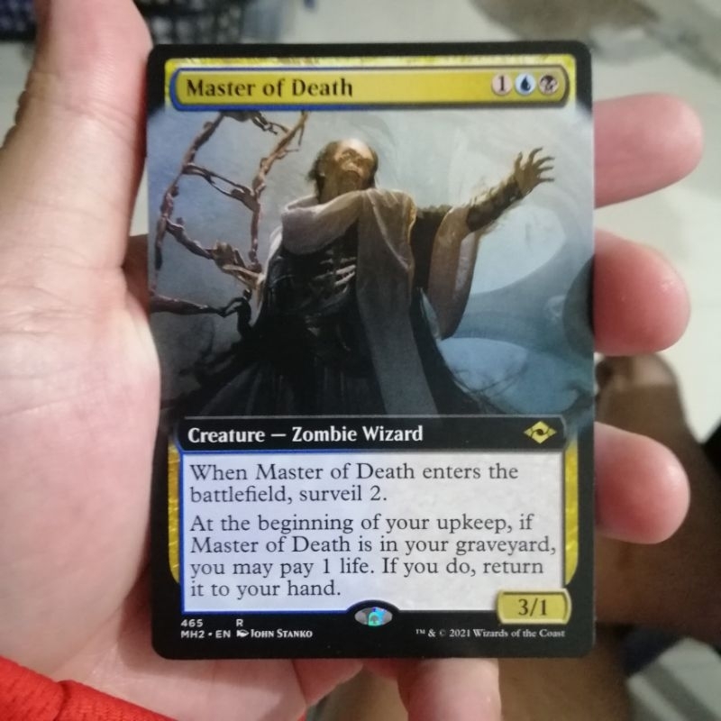 1 FA Master of Death MH2 MTG card magic commander EDH | Shopee Philippines