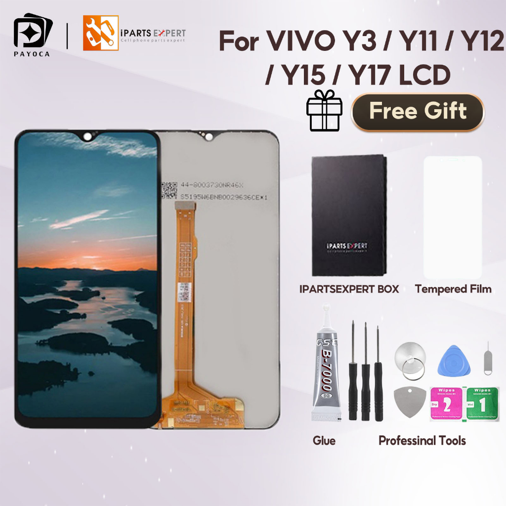 Original Lcd For Vivo Y11 Y12 Y15 Y17 Original Lcd Frame Replacement Touch Screen Touch Sensor ...