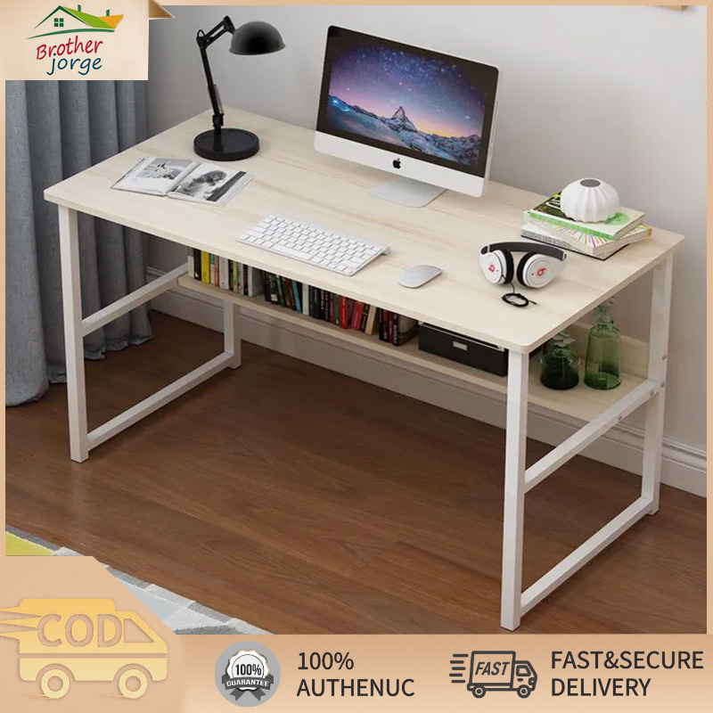 Computer table Study table 120CM Table Desktop Computer Table Desk 2 ...