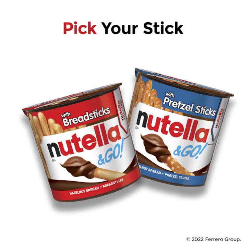 Nutella & Go Breadstick with Hazelnut Spread - 52g | Shopee Philippines