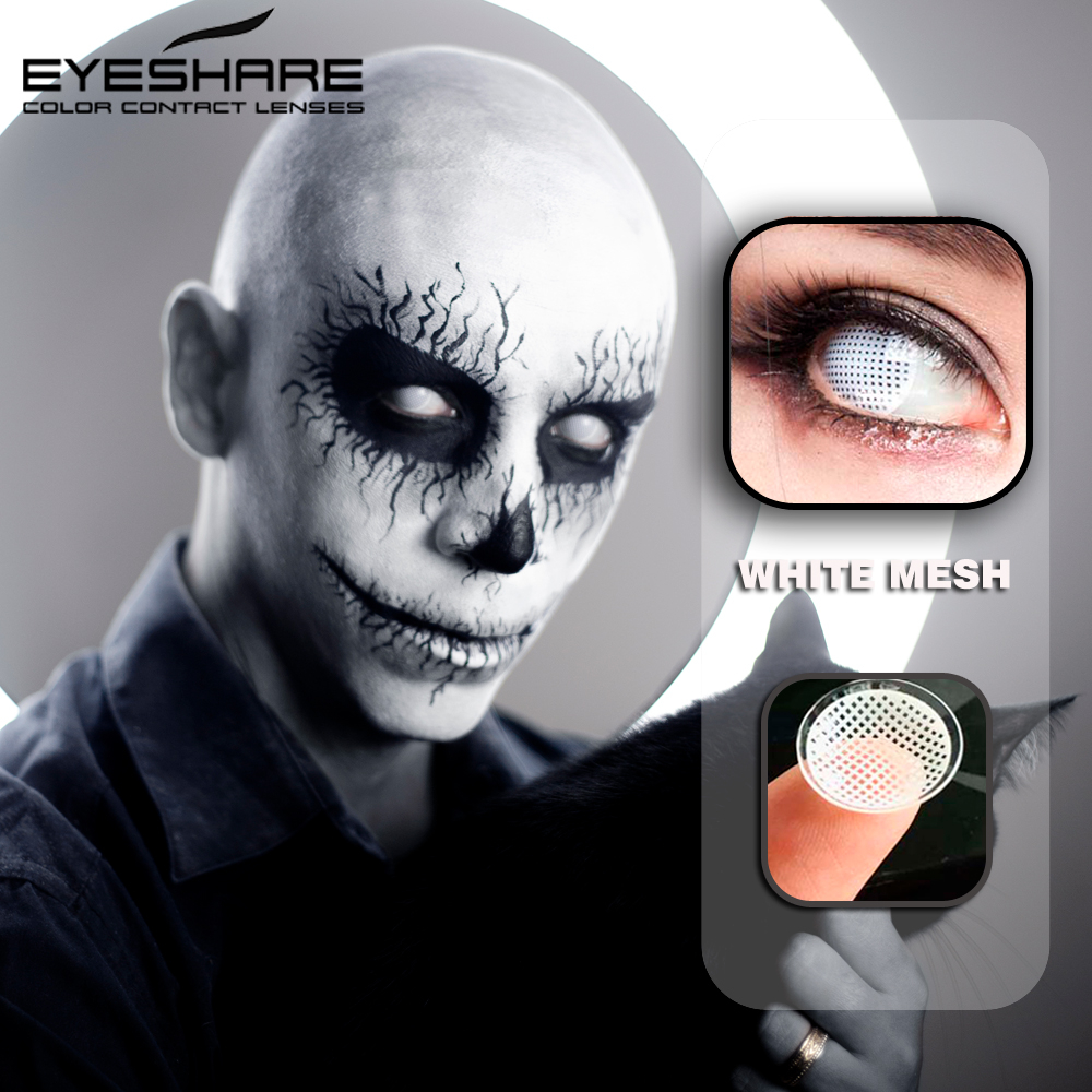 EYESHARE | COSPLAY Normal Colored Contact lenses series Pure White/Pure ...