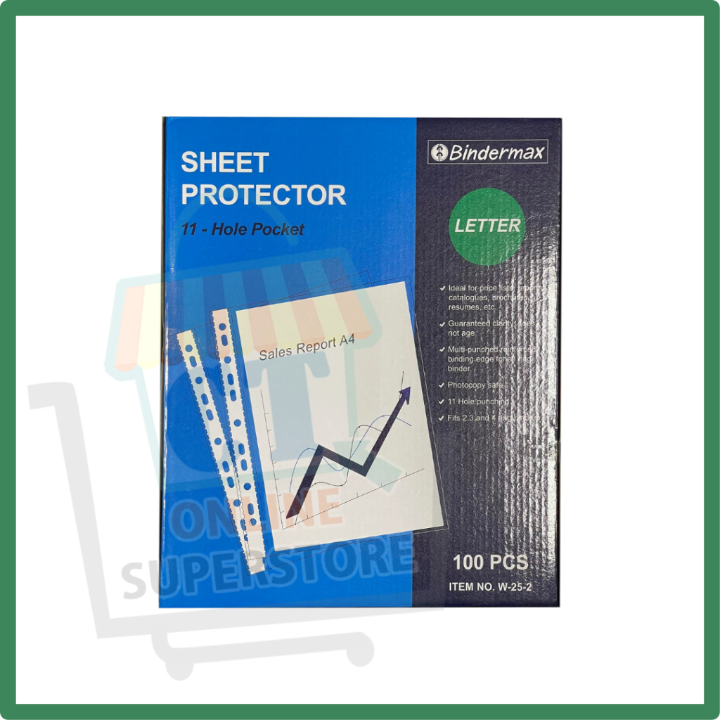 Bindermax Arch File Protector Sheets 100shts | Shopee Philippines