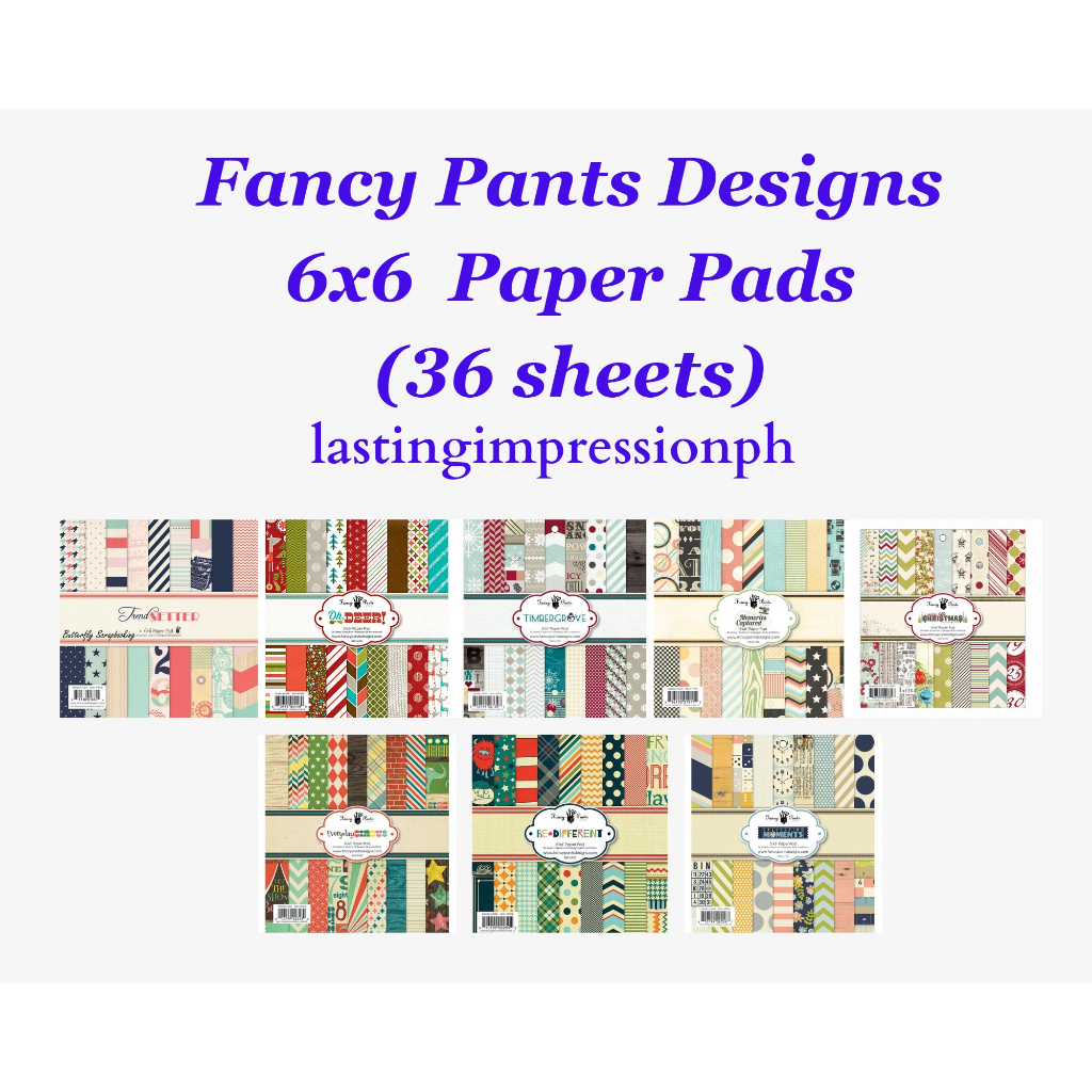 Fancy Pants Designs 6x6 Paper Pad (36 sheets) | Shopee Philippines