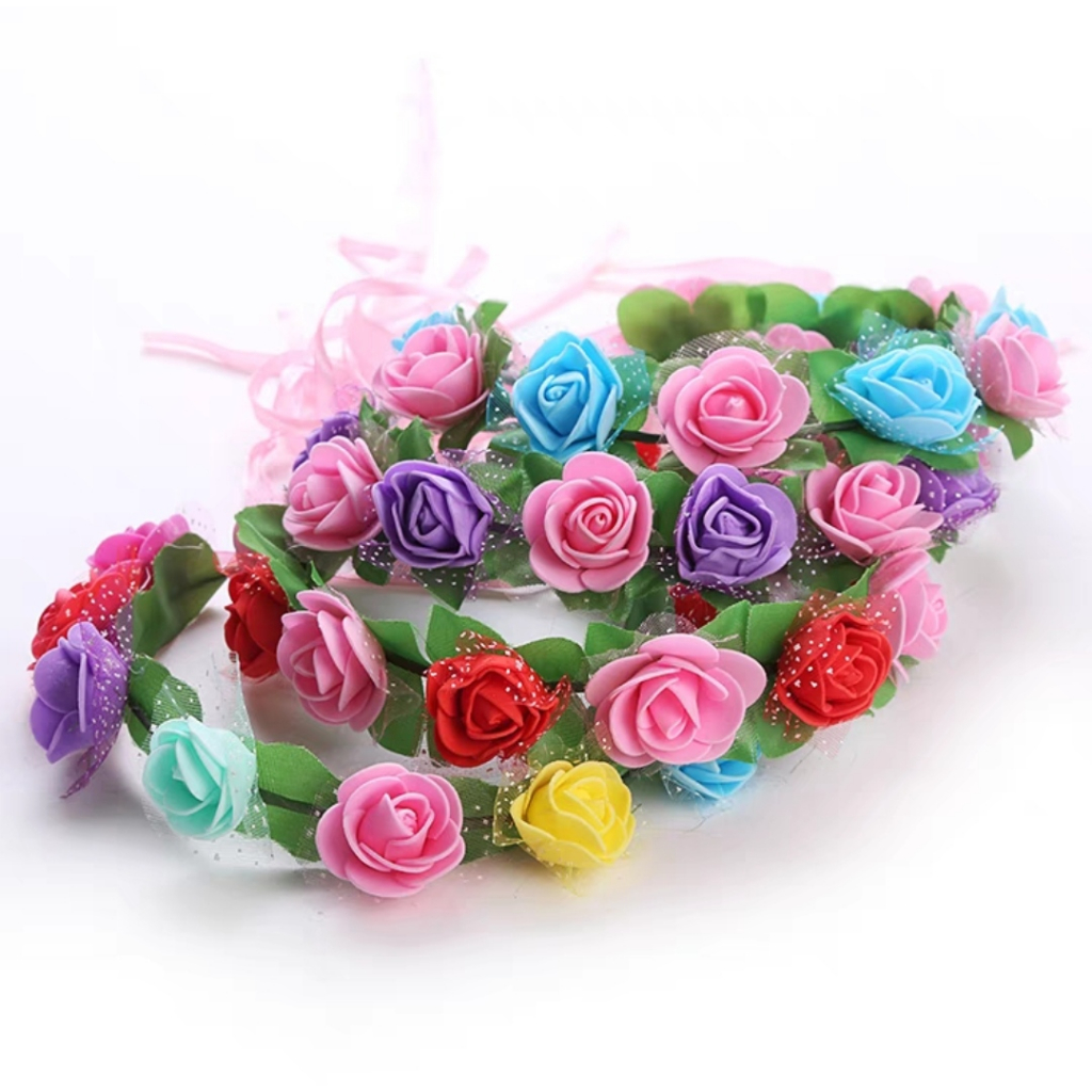 Rose Flower Crown Headband | Shopee Philippines