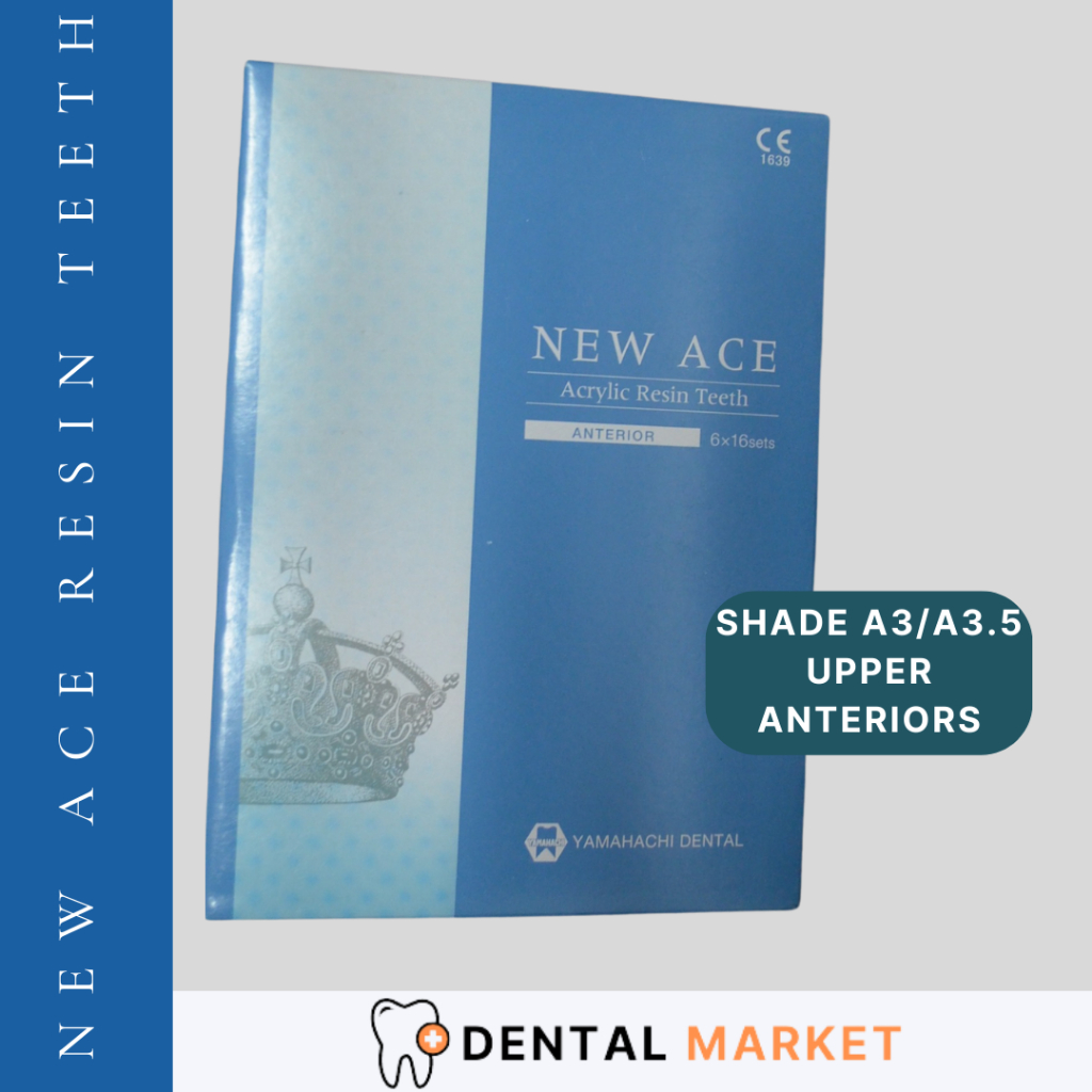 [Shade A3, A3.5 UPPER ANTERIOR] New Ace Acrylic Resin Teeth Pontic ...