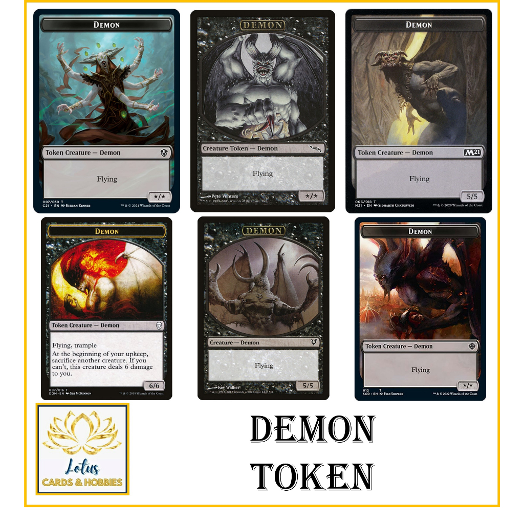 Magic the Gathering | Demon Token | Shopee Philippines