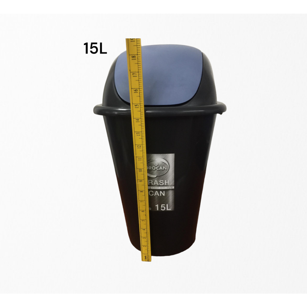 Trashcan with Swing Cover/GARBAGE CAN/ BASURAHAN 8L, 11L, 15L, 25L ...