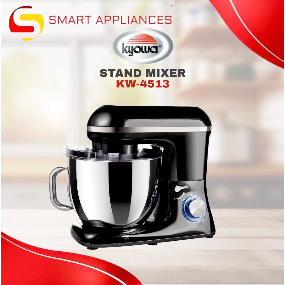 KYOWA-4513 Stand Mixer Full Metal Non Slip Stand Mixer 7 Liters black ...