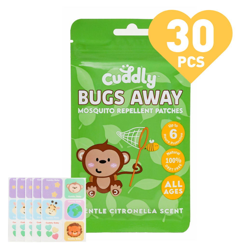 Cuddly Mosquito Patch Citronella Scent Extra-Safe (30 Pcs) | Shopee Philippines