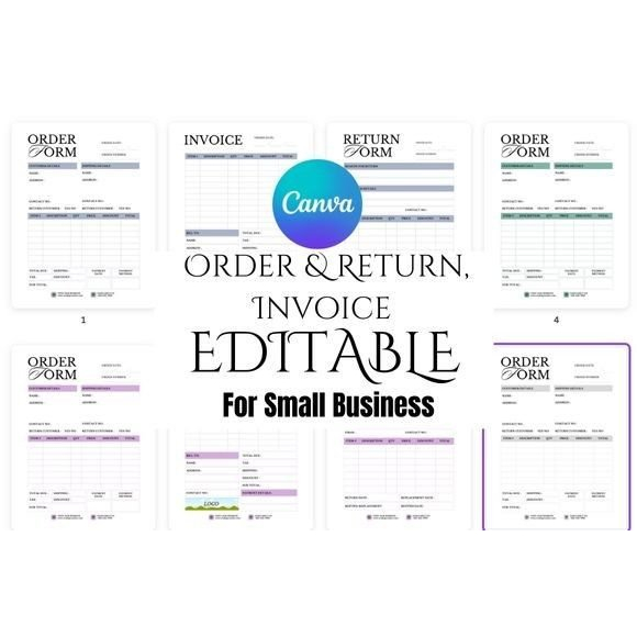 Template for Invoice, Order& Return Form | Shopee Philippines