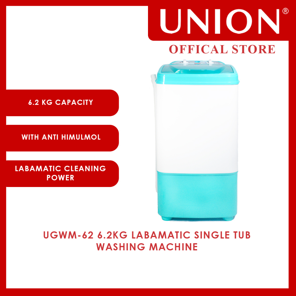 Union UGWM-62 Labamatic Single Tub Washing Machine 6.2 Kg Capacity ...