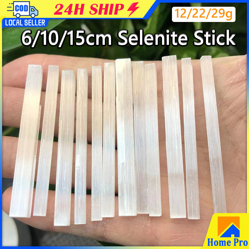 [Clearance] 6/10/15cm Selenite Stick Nature Crystal Stick Chakra Stone ...
