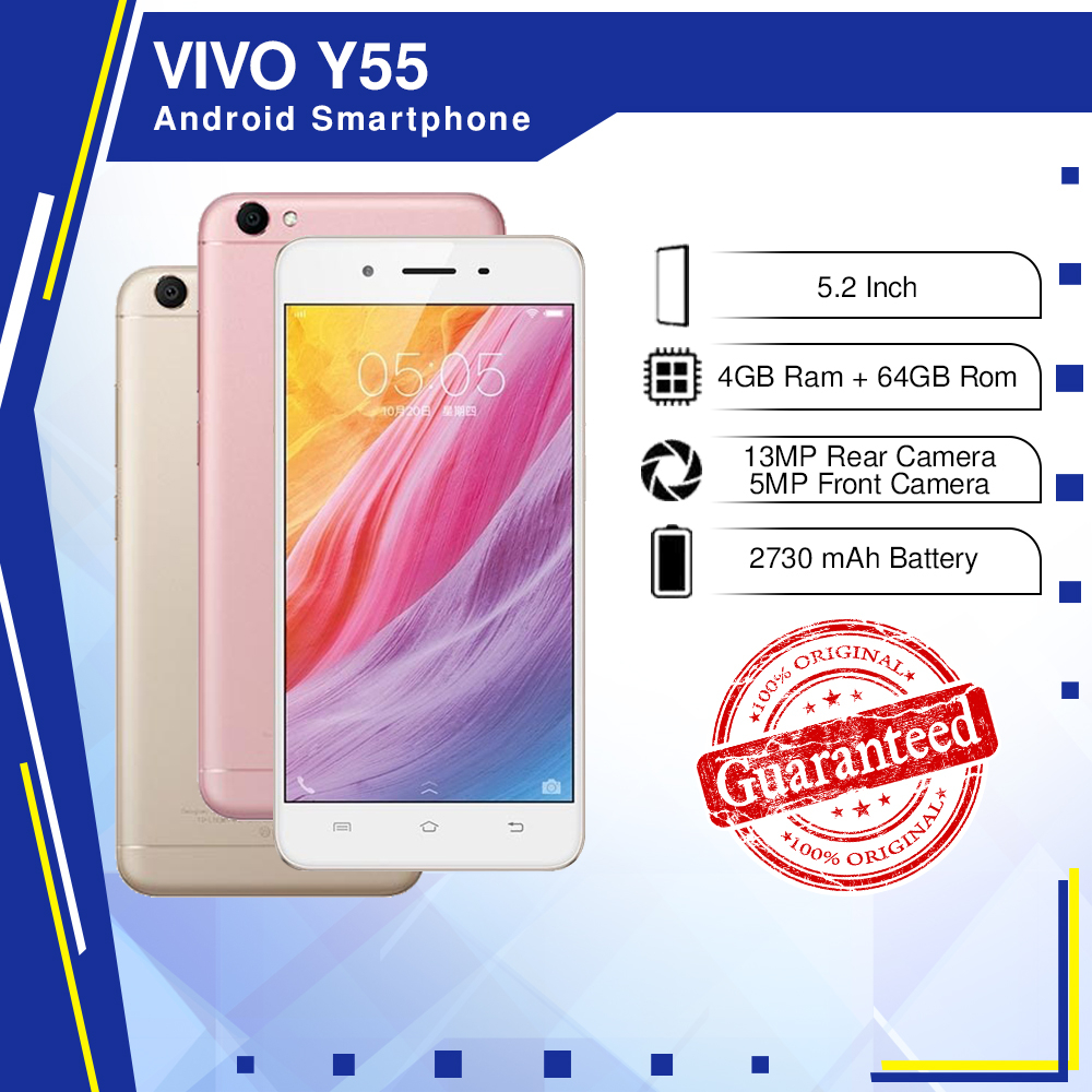 Y55 Dual Sim Mobile Phone 5.2" Android Smart Phone 2730 mAh 4GB RAM ...