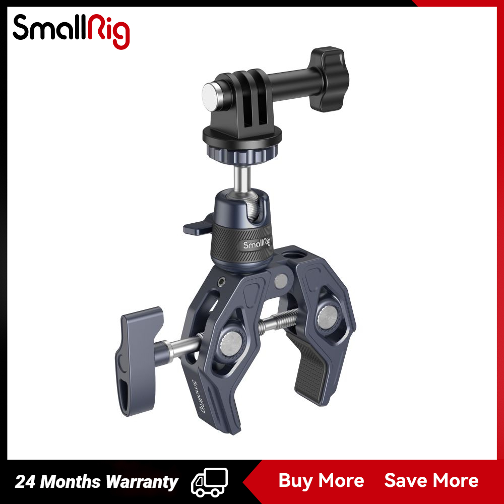 SmallRig Super Clamp with 360° Ball Head Mount for Action Cameras 4102B | Shopee Philippines