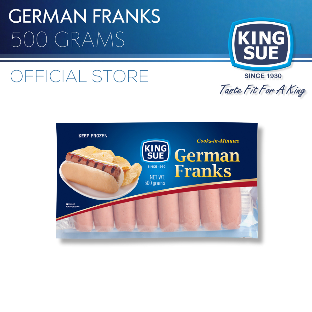 King Sue German Franks 500g | Shopee Philippines