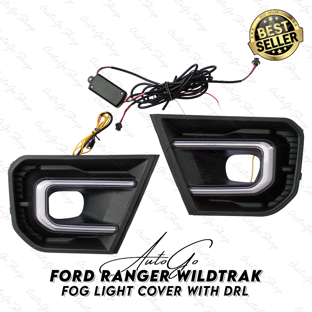 Ford Ranger Wildtrak 2022-2023 Fog Light Cover with Daytime Running ...