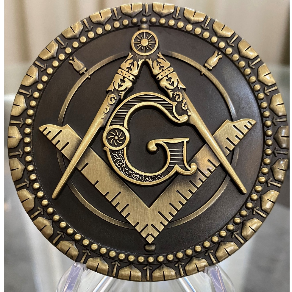Masonic Antique Bronze 3D Emblem Imported | Shopee Philippines