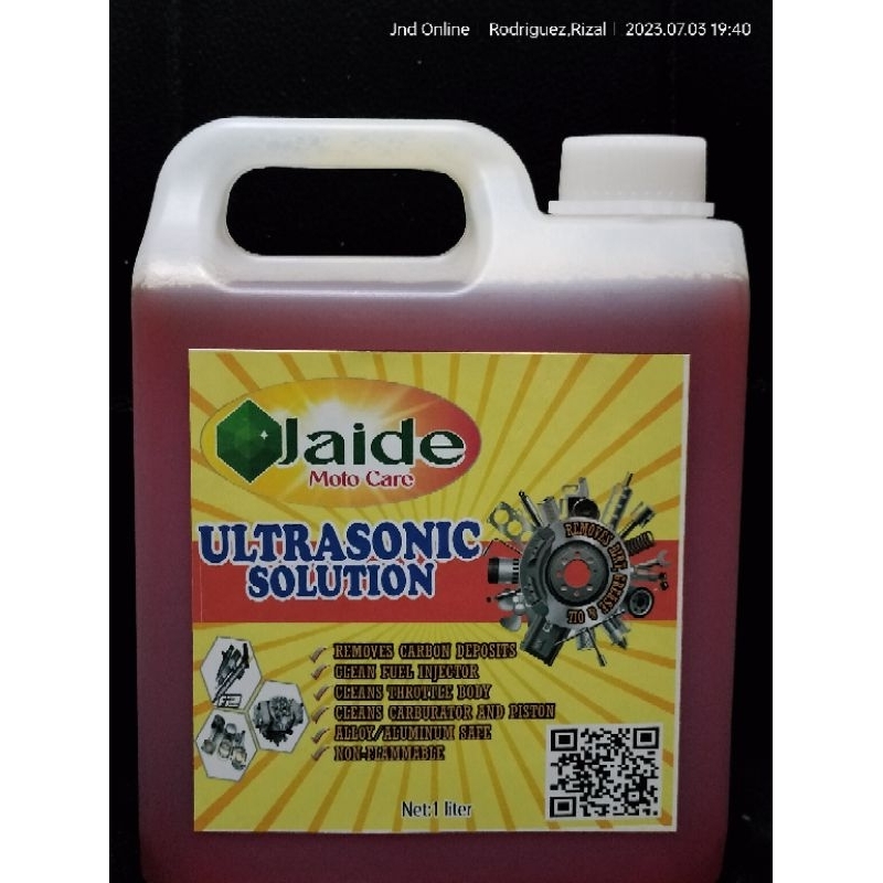Ultrasonic cleaner solution for Fi cleaning 1 liter | Shopee Philippines