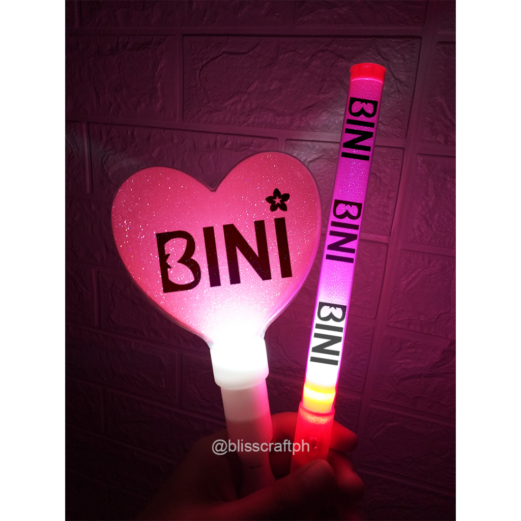 [COD] BINI Light Stick Penlight LED Crown Headband Heart Star ...
