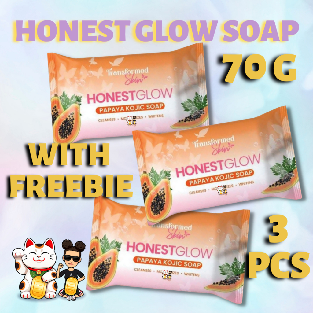 Honest Glow Kojic Papaya Soap 70g | Shopee Philippines