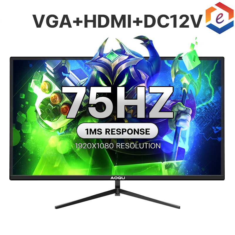 27 Inch HD Monitor PC Screen curved surface 75HZ Computer professional ...