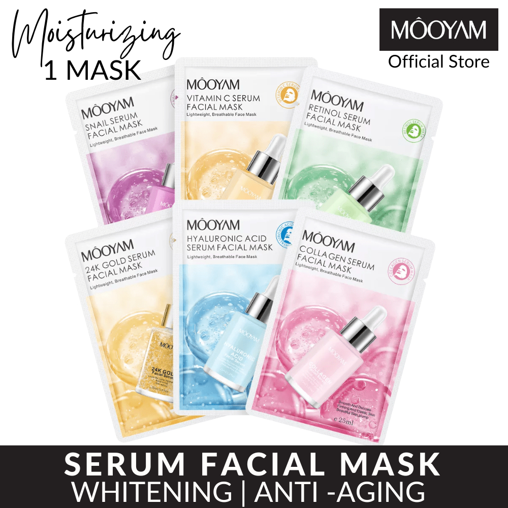 [ SERUM FACE MASK ] MOOYAM Serum Face Mask Anti Aging Face Mask For ...