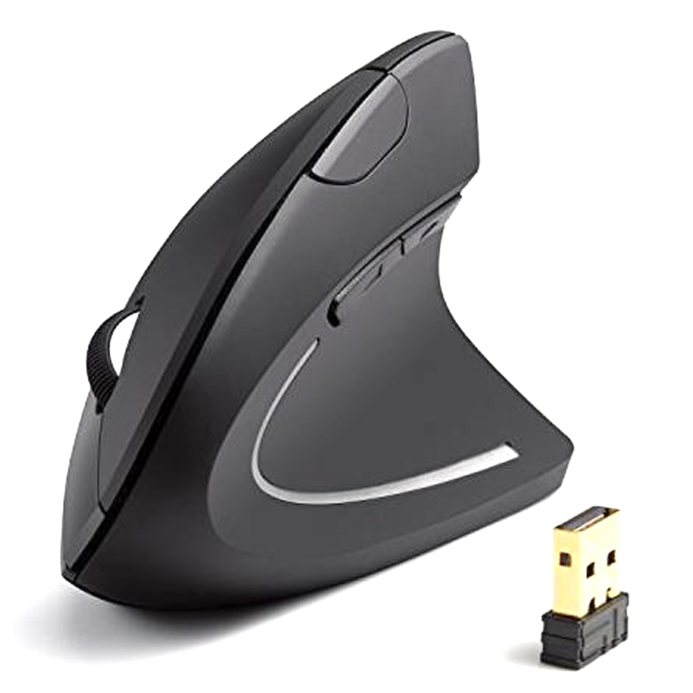 Silent 2.4G Wireless & Rechargeable Ergonomic Mouse Vertical Mouse ...