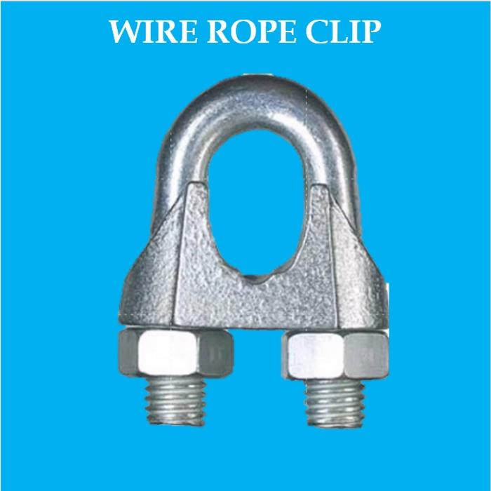 3-10mm Wire Rope Clip Steel Clip Cable Wire GI Cable U Clamps Saddle ...