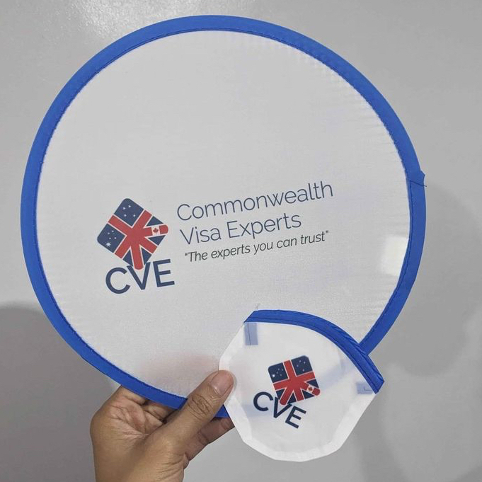 Personalized Custom Foldable Fan (Corporate/Election Merch/Birthday ...