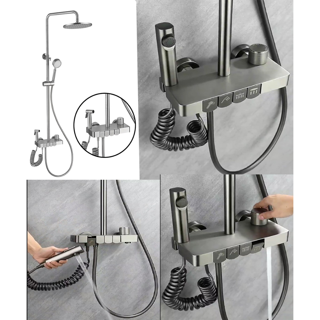 HEAVY DUTY Piano Shower 304 stainless HOT AND COLD / SHOWER SET ...