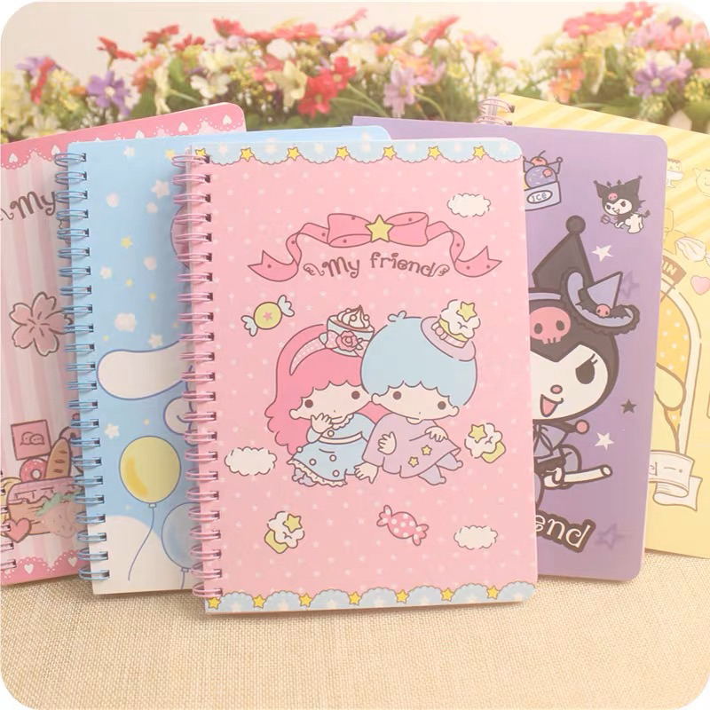 Cute cartoon A5 cute hand account girl notepad cartoon color page ...