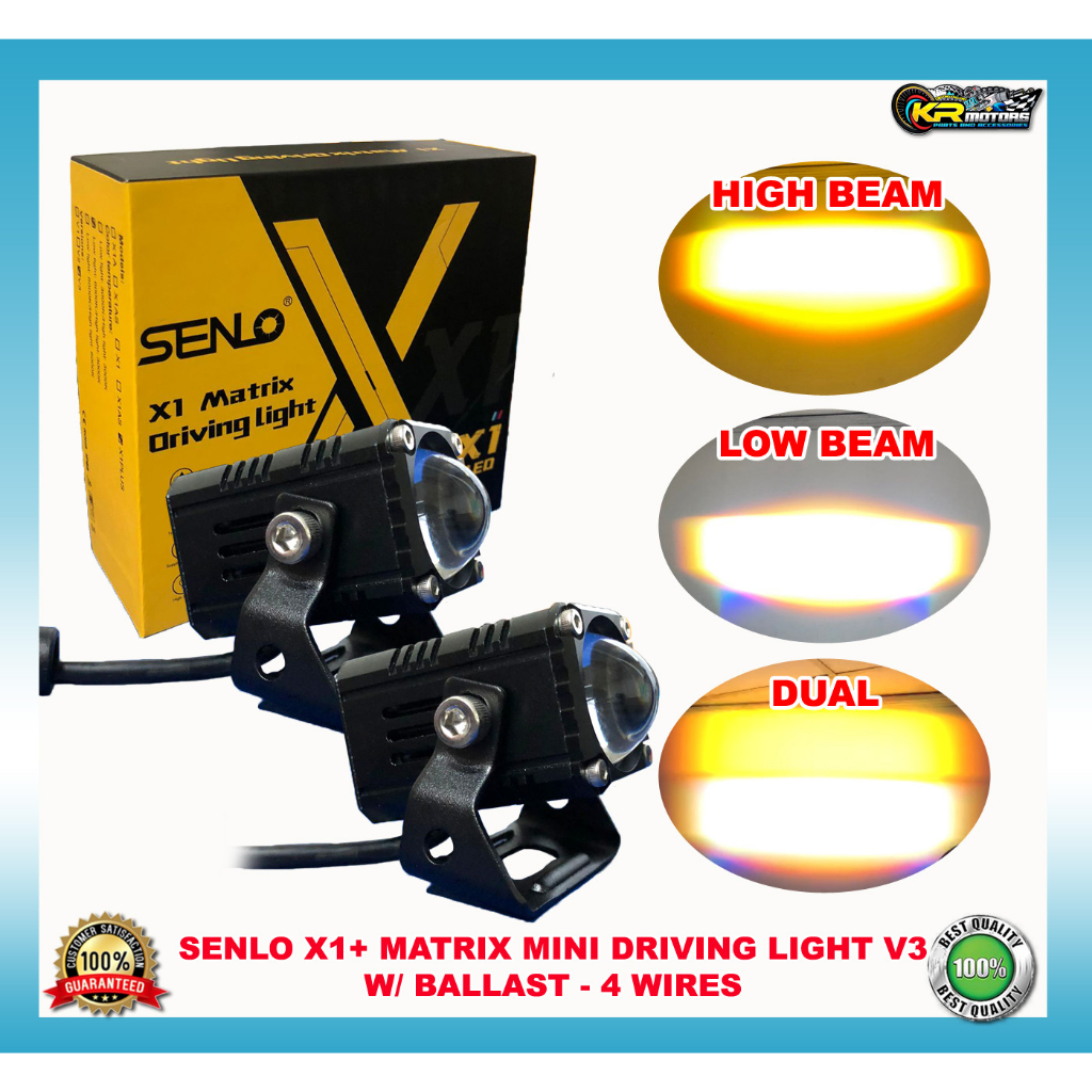 Original Senlo X1 PLUS 60Watts Mini Driving Light V3 (6 MONTHS WARRANTY ...