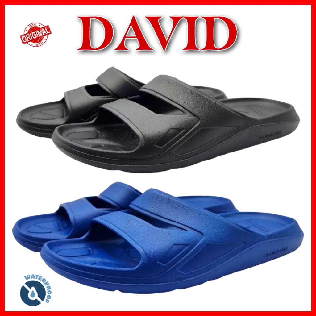 Duralite 'David' Men's Lightweight and Waterproof NON-SLIP rubber ...
