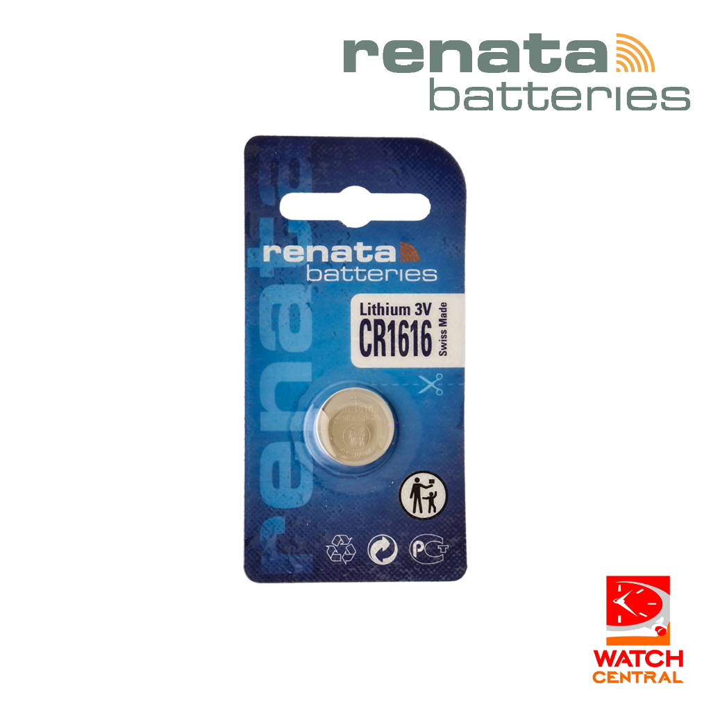 Renata CR1616 Lithium Battery | Shopee Philippines