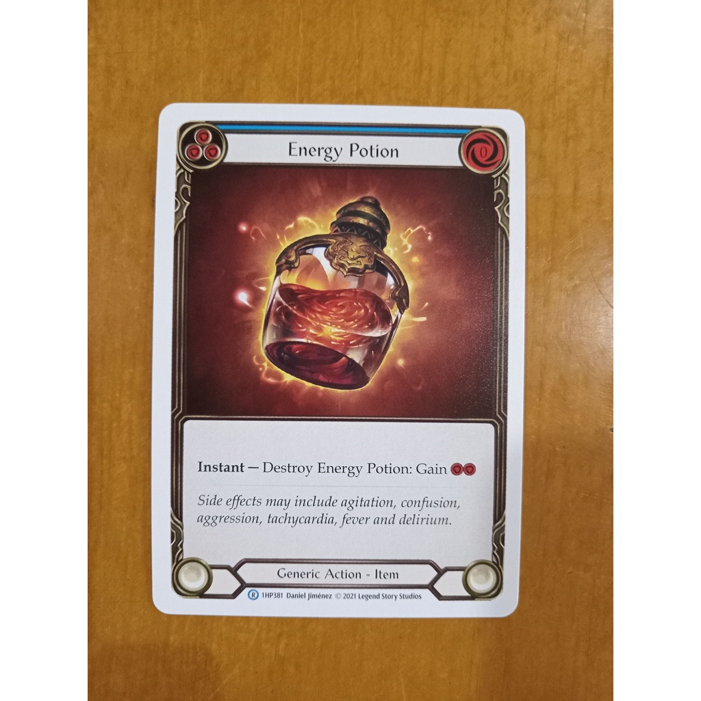 FAB Energy Potion History Pack Vol 1 Flesh and Blood TCG Generic Action ...