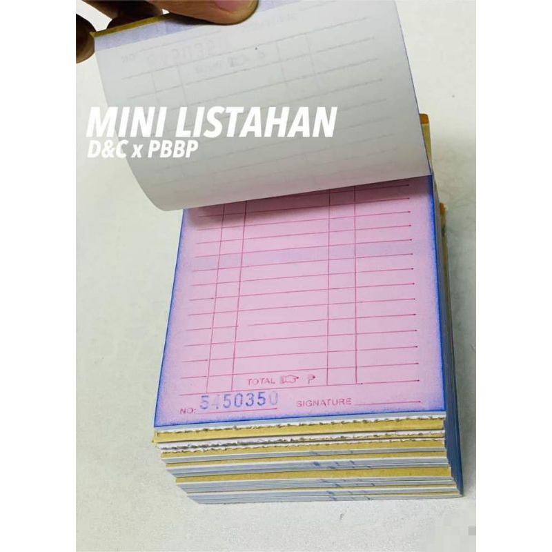 MINI LISTAHAN RS 80 (6PAD) | Shopee Philippines