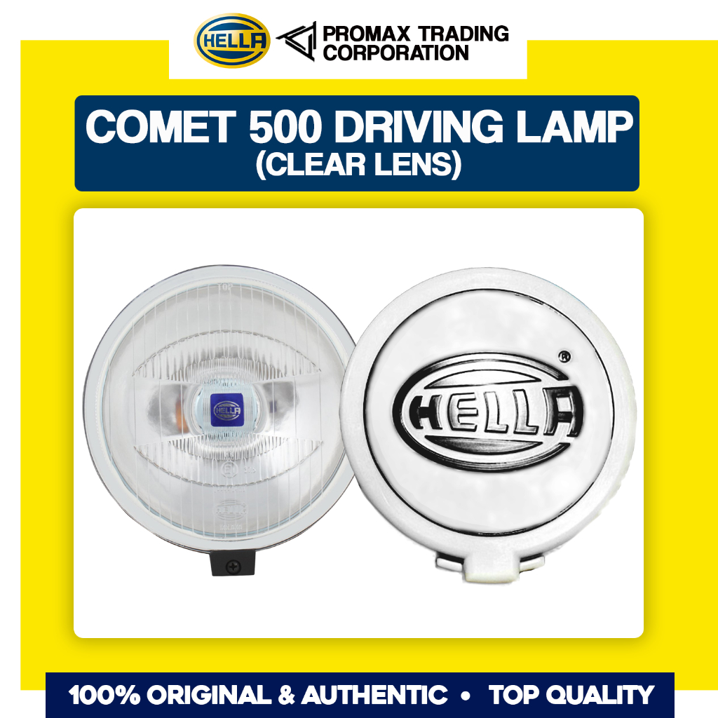 Hella Comet 500 Fog Lamp Comet FF Series Driving Lamp Fog Lamp (Clear ...