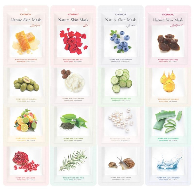 FOODAHOLIC Nature Skin Mask Sheet 25ml | Shopee Philippines